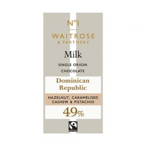 WAITROSE No.1 Milk Chocolate with Hazelnut, Cashew & Pistachio - 100g ...