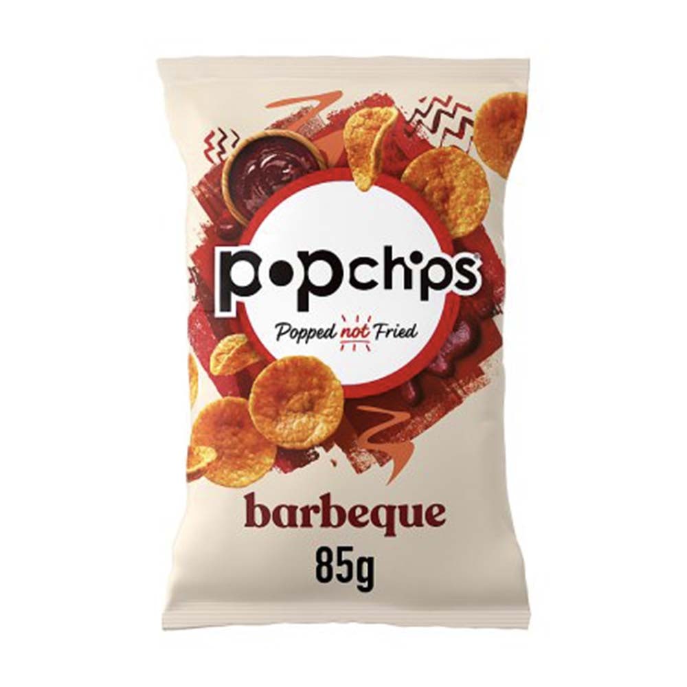 POPCHIPS Barbeque Potato Chips - 85g - GO DELIVERY