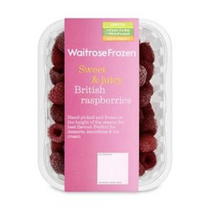 WAITROSE Frozen British Raspberries - 300g - GO DELIVERY