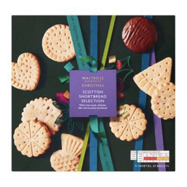 WAITROSE Xmas Scottish Shortbread Selection - 450g - GO DELIVERY