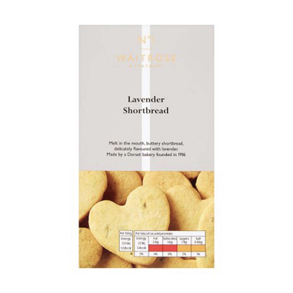 WAITROSE No.1 Lavender Shortbread - 135g - GO DELIVERY