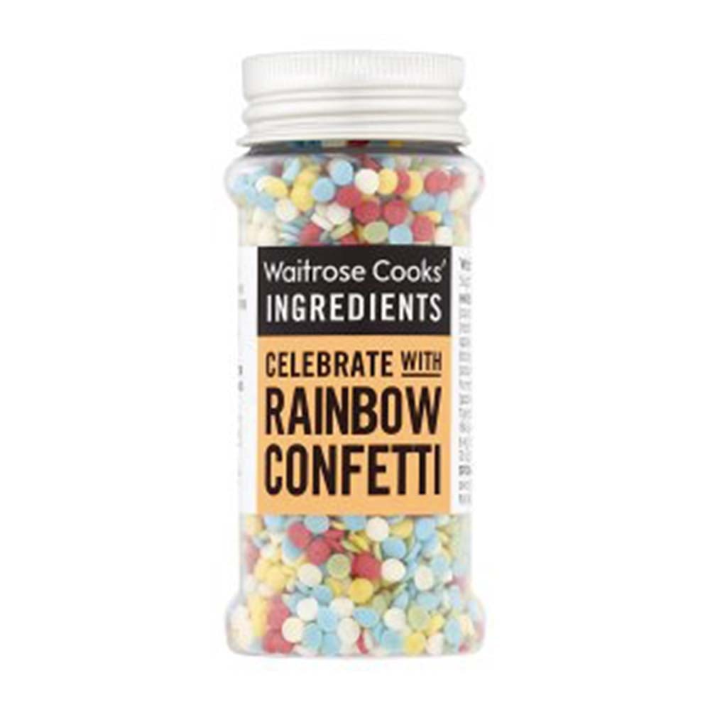 WAITROSE Cooks' Ingredients Rainbow Confetti - 60g - GO DELIVERY