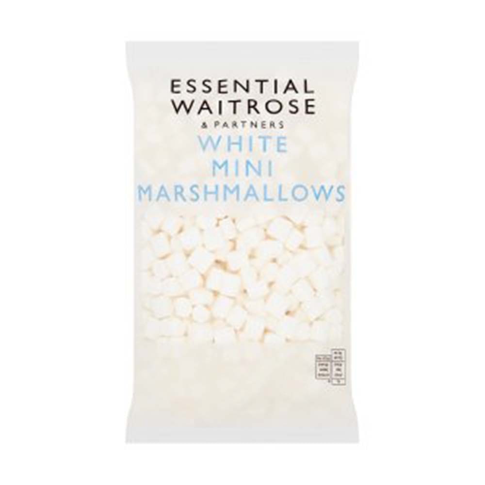 WAITROSE Essential Mini White Marshmallows - 150g - GO DELIVERY
