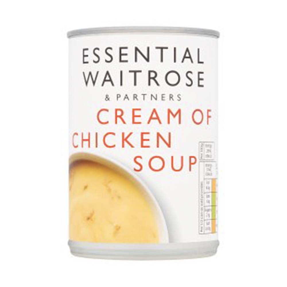 WAITROSE Essential Cream Of Chicken Soup - 400g - GO DELIVERY