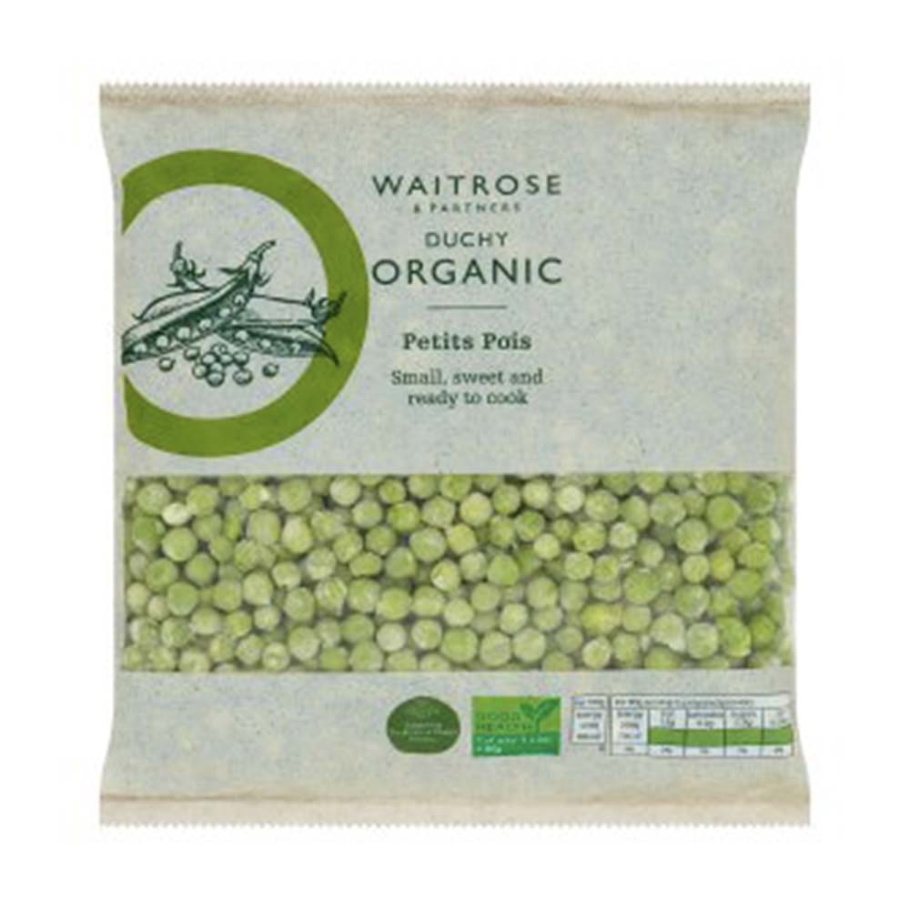 WAITROSE Duchy Organic Frozen Petits Pois - 500g - GO DELIVERY