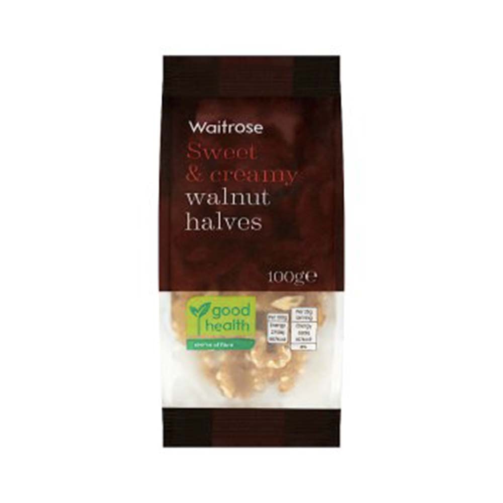 WAITROSE Walnut Halves - 100g - GO DELIVERY WAITROSE Walnut Halves - 100g - GO DELIVERY