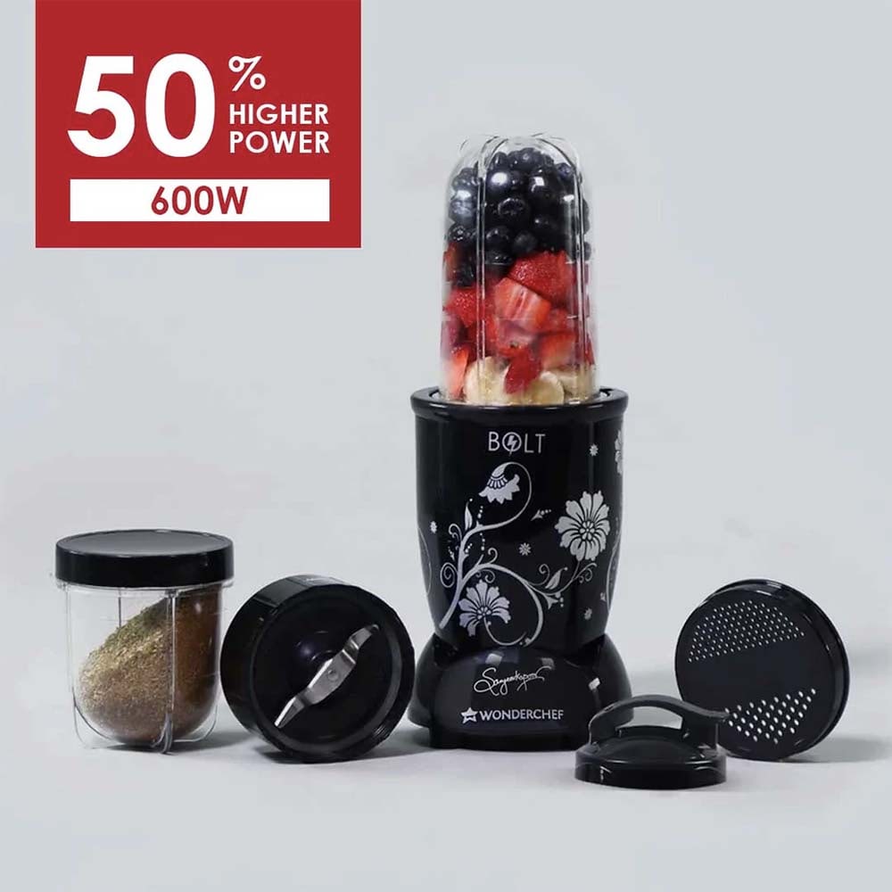 WONDERCHEF Nutriblend Bolt - 2 Jar (Black) - GO DELIVERY