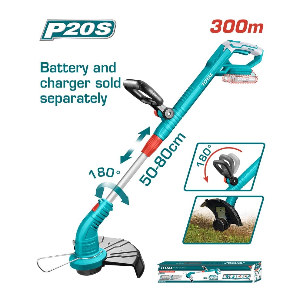Total Lithium Ion Grass Trimmer Go Delivery