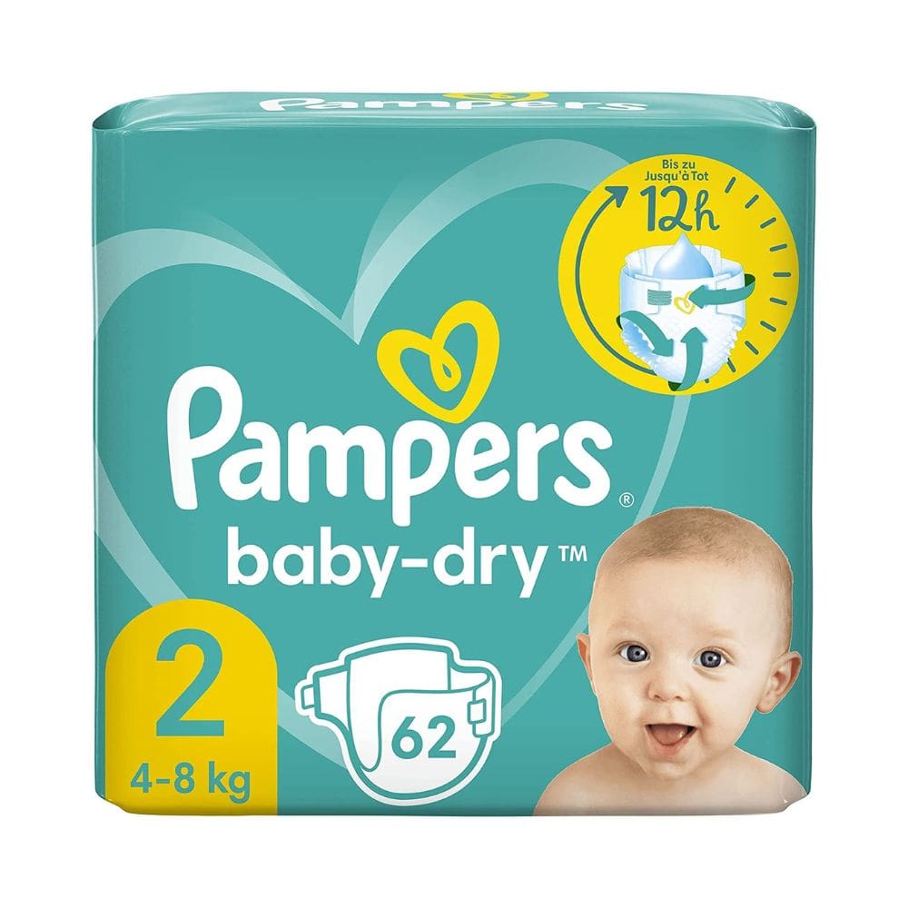 PAMPERS Baby Dry S2 Mini (Pack of 62) - GO DELIVERY