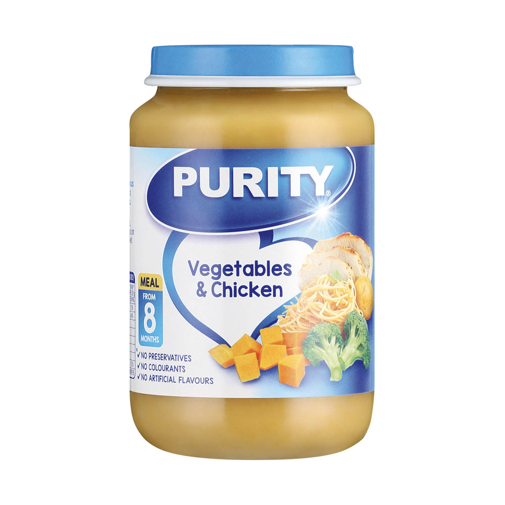 PURITY 2 Inf Jar Meals Vegetable & Chicken - 125ml - GO DELIVERY
