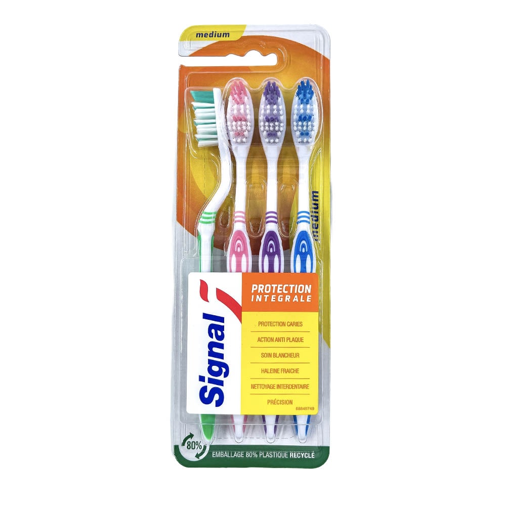 SIGNAL Bad Lot 4 Toothbrush Medium - GO DELIVERY