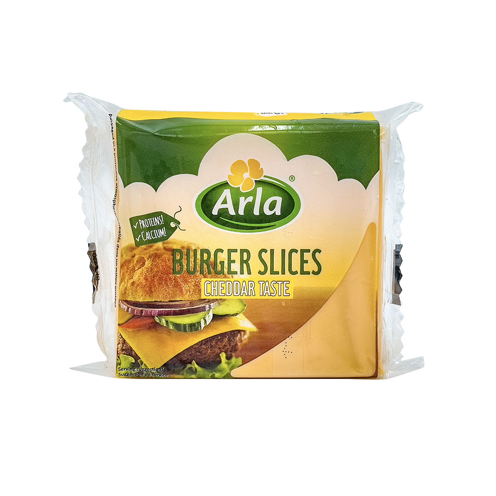ARLA Burger Cheddar Slices - 200g - GO DELIVERY