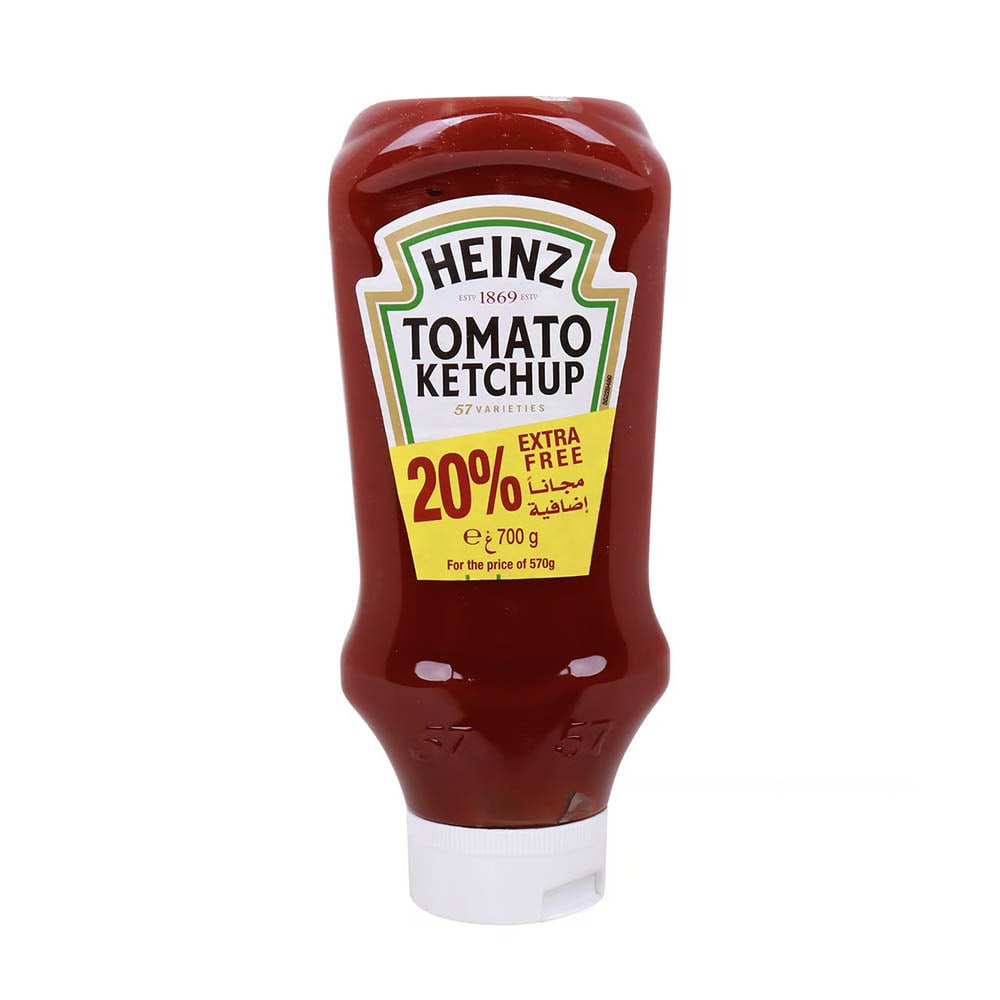 HEINZ Tomato Ketchup - 570g + 20% Extra - GO DELIVERY