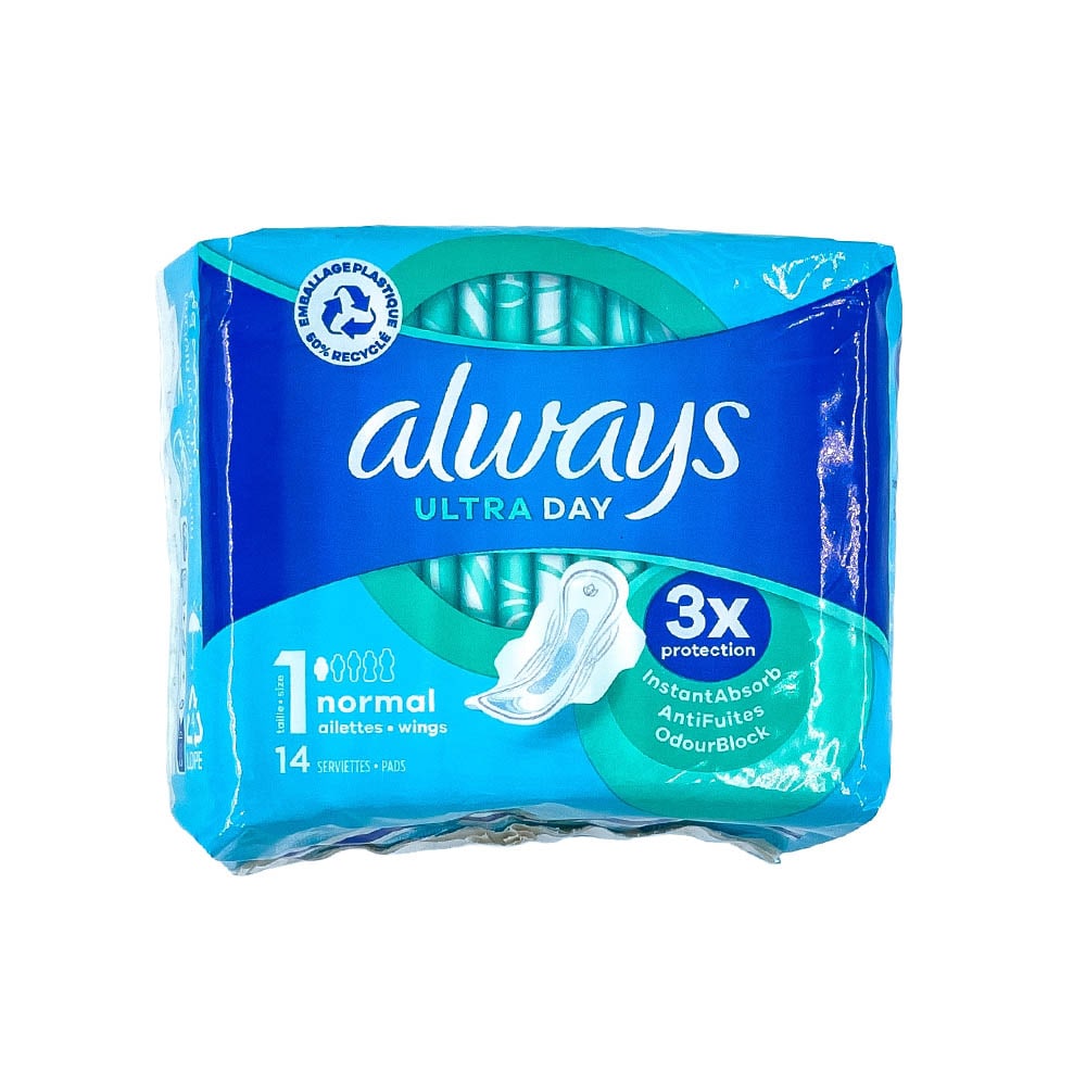 ALWAYS Ultra Day Normal - (Pack of 14) - GO DELIVERY