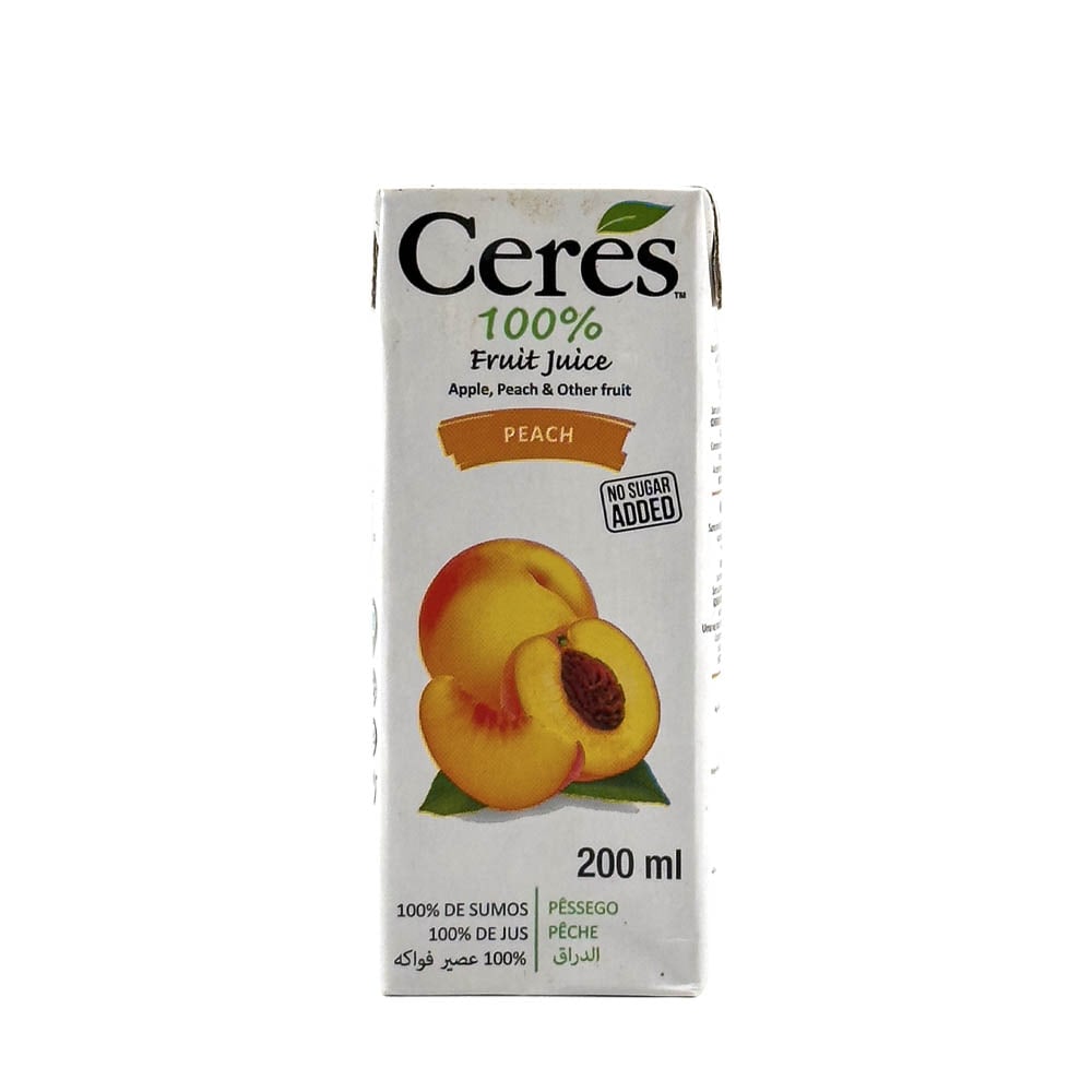 CERES Peach - 200ml - GO DELIVERY