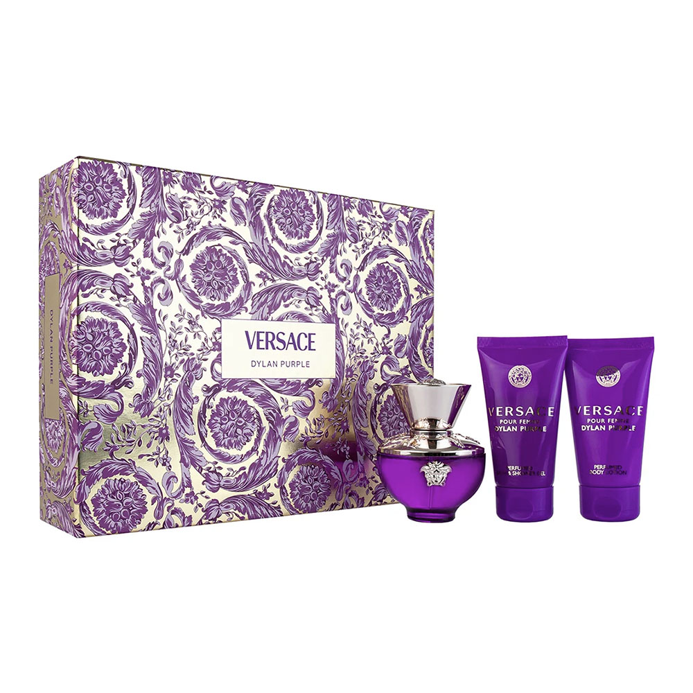 VERSACE Dylan Purple EDP 50ml + BSG 50ml + BL 50ml - GO DELIVERY